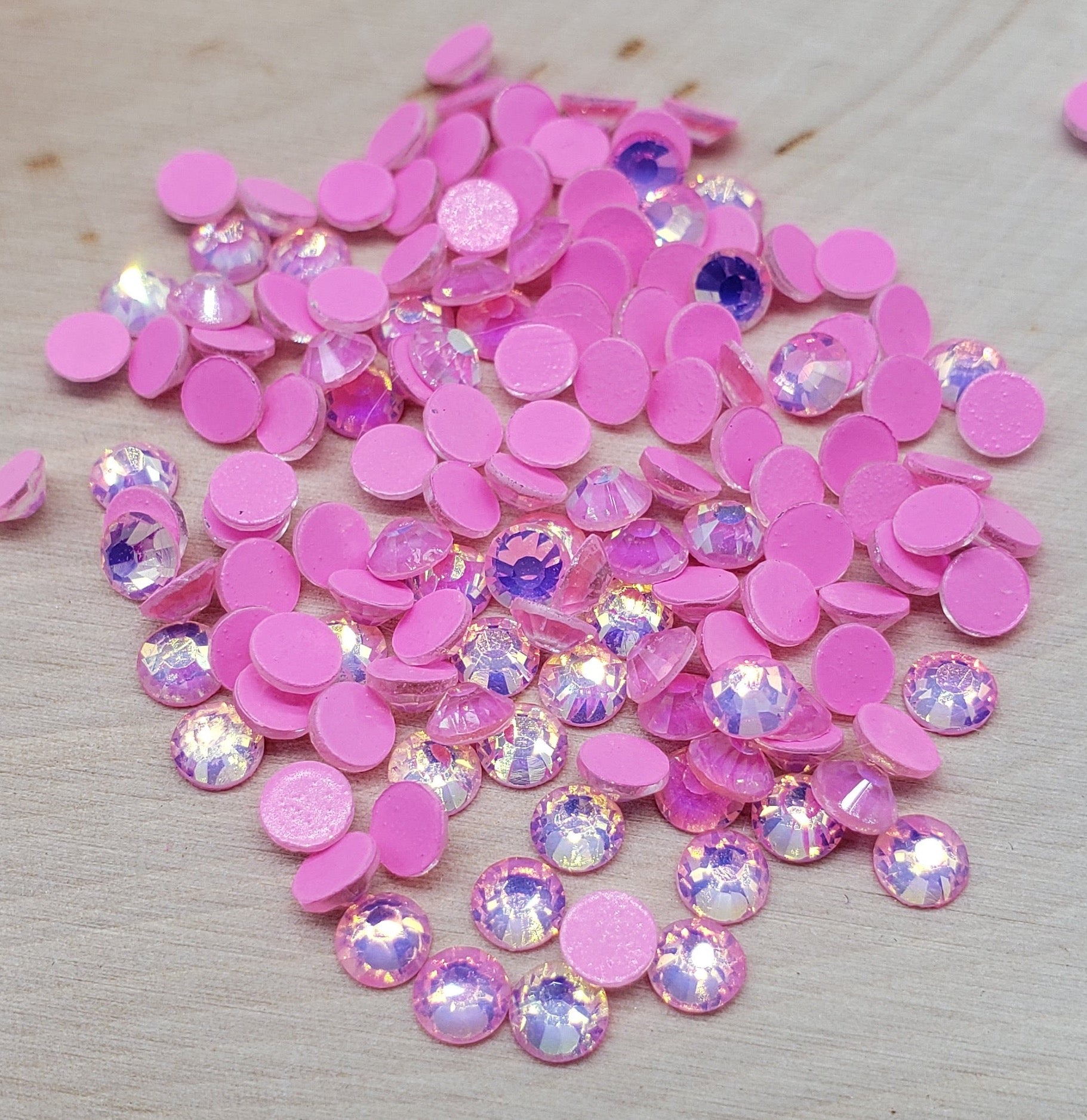 Opal Luminous Lt Pink Glass Rhinestones – Charmed By TJ