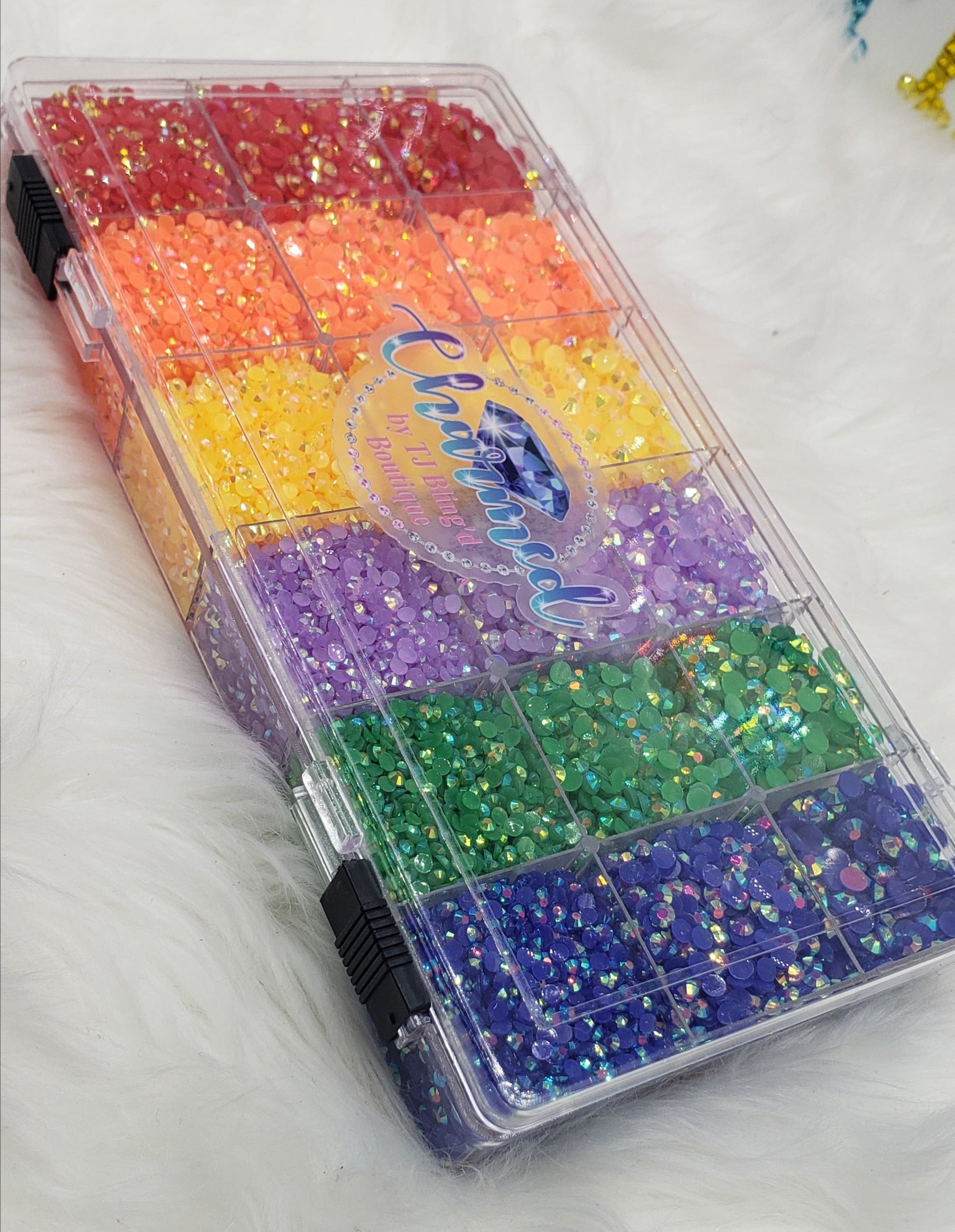Rainbow Resin Rhinestone Kit – Charmed By TJ