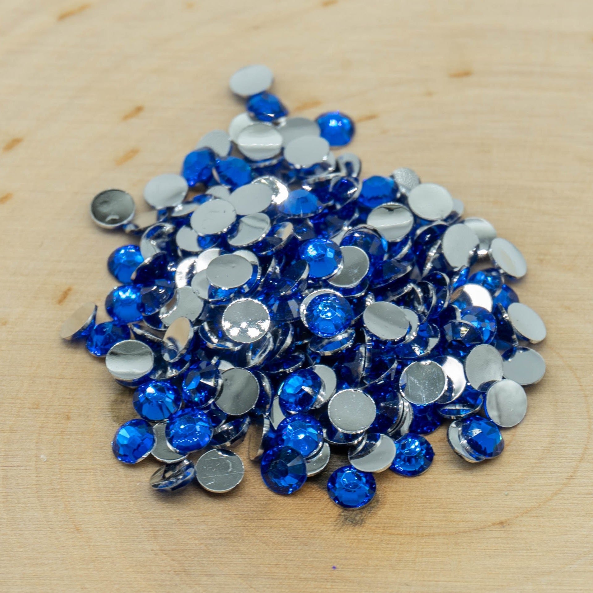 Sapphire Blue Resin Rhinestones – Charmed By TJ