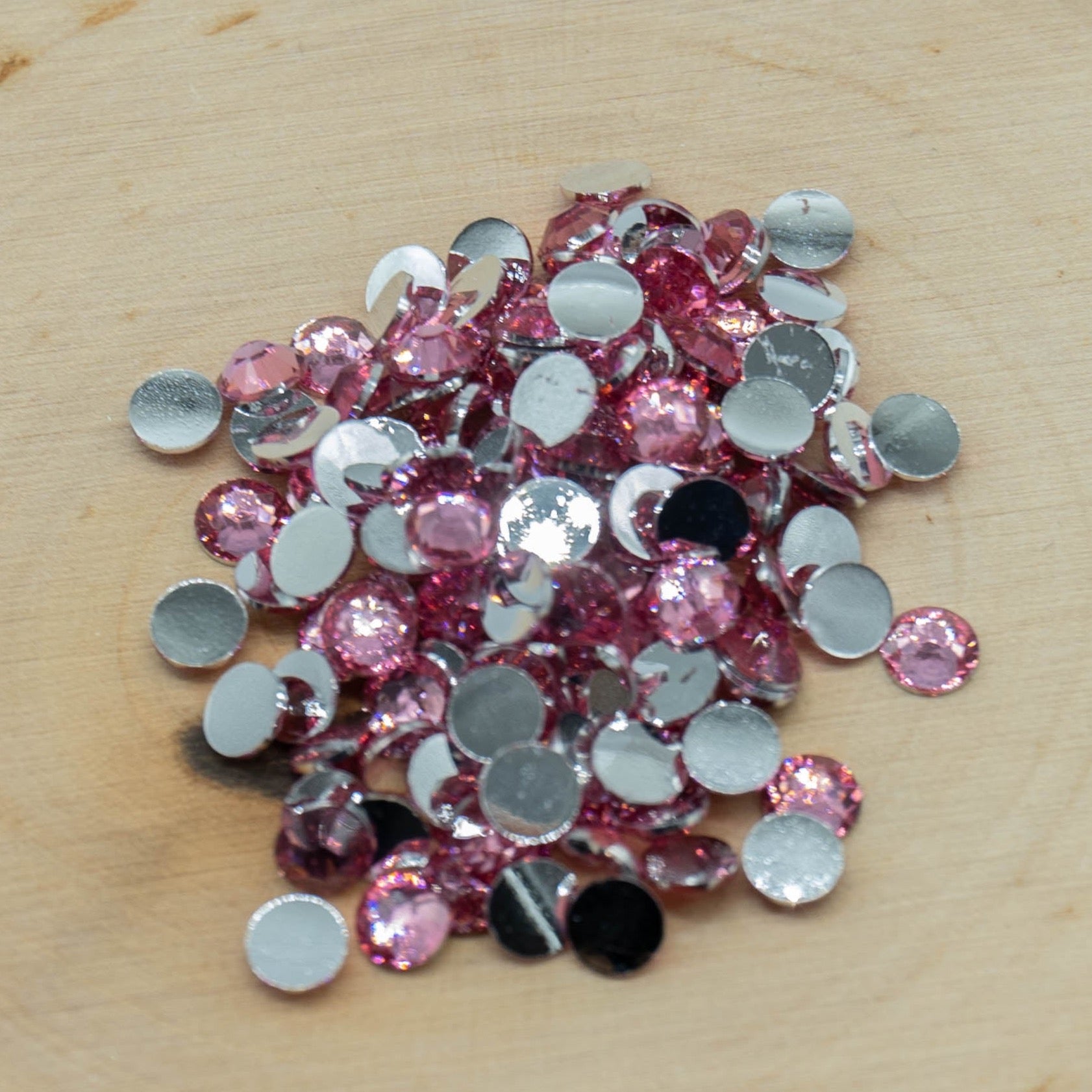 Pink Resin Rhinestones – Charmed By TJ